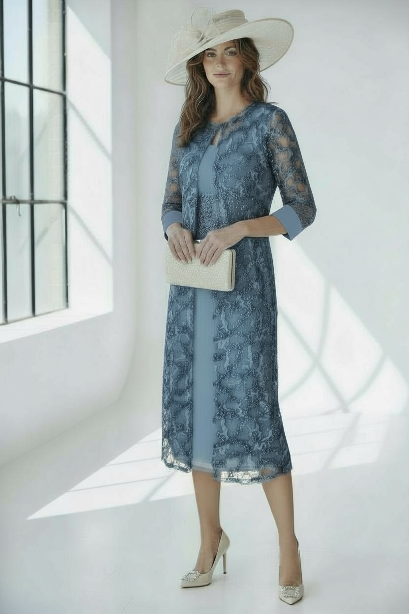 Céline Dress & Long Jacket ~ Mother of the bride & groom | WED4LESS ...